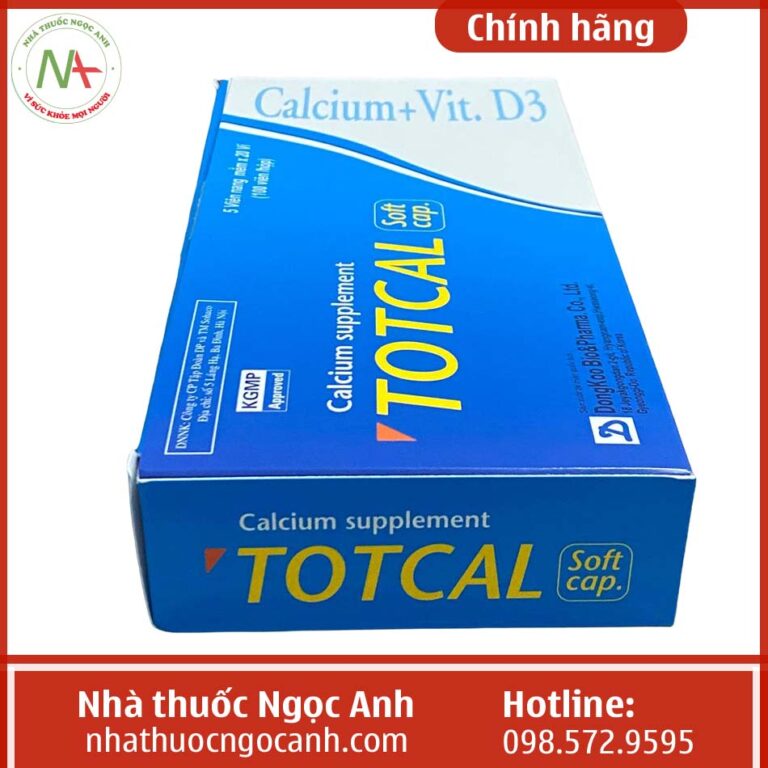 Thuốc Totcal Soft Cap. có tác dụng gì, giá bao nhiêu, mua ở đâu?