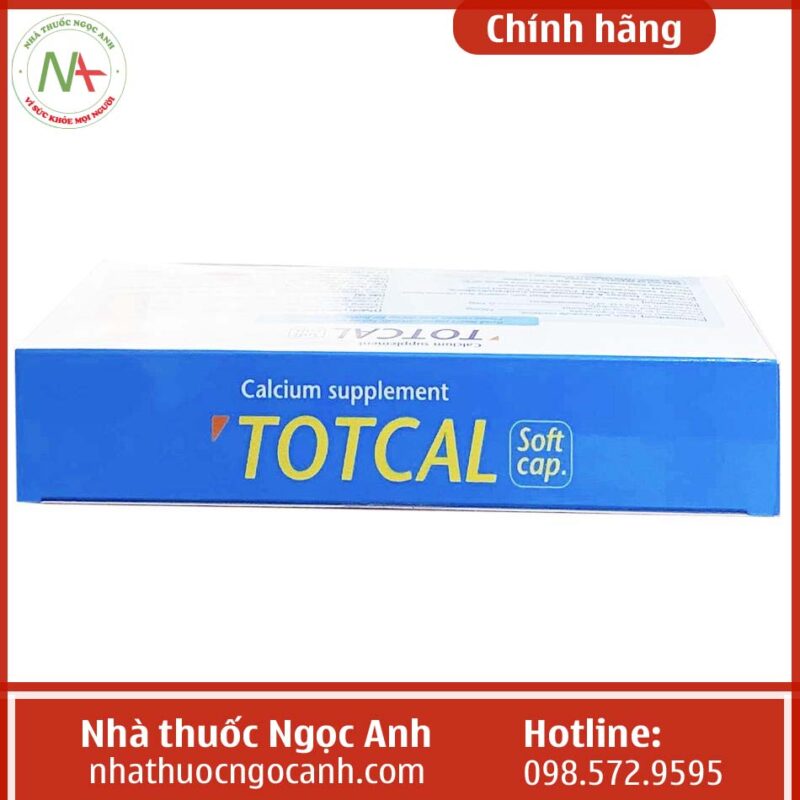 Thuốc Totcal Soft Cap. có tác dụng gì, giá bao nhiêu, mua ở đâu?