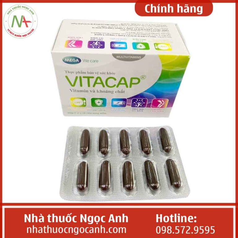 Thuốc Vitacap Mega có tác dụng phụ gì, giá bao nhiêu, mua ở đâu