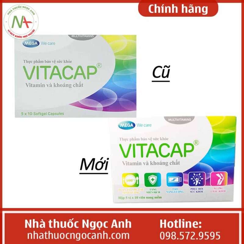 Thuốc Vitacap Mega có tác dụng phụ gì, giá bao nhiêu, mua ở đâu