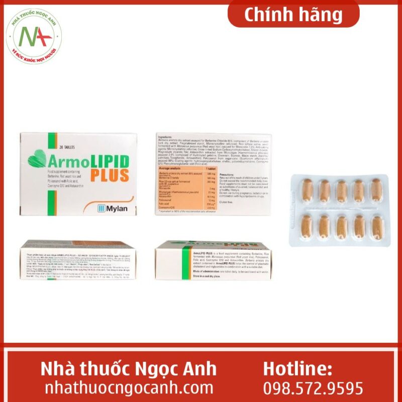 Armolipid Plus: Công dụng, liều dùng, giá bao nhiêu, mua ở đâu