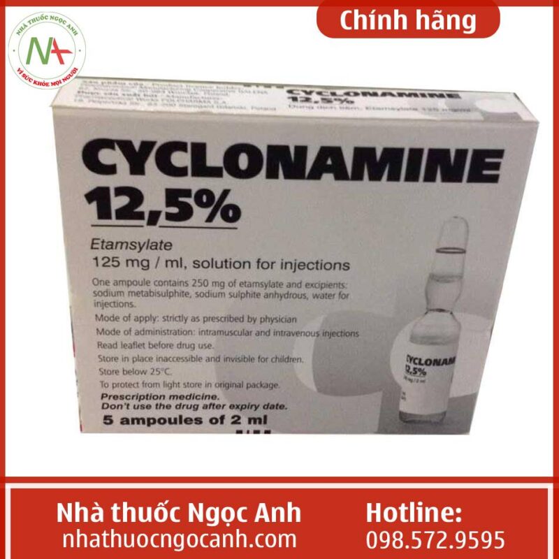 Thuốc Cyclonamine 12,5% là thuốc gì, giá bao nhiêu, mua ở đâu?