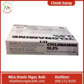 Thuốc Cyclonamine 12,5% là thuốc gì, giá bao nhiêu, mua ở đâu?
