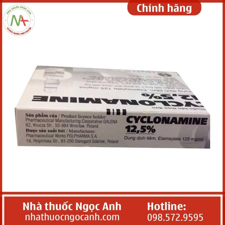 Thuốc Cyclonamine 12,5% là thuốc gì, giá bao nhiêu, mua ở đâu?