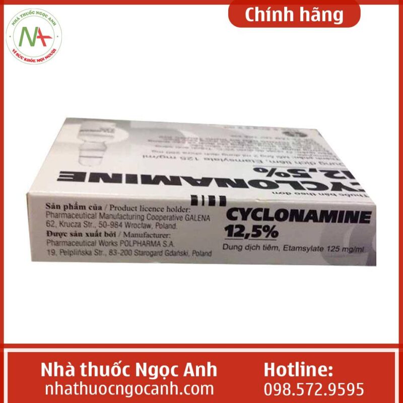 Thuốc Cyclonamine 12,5% là thuốc gì, giá bao nhiêu, mua ở đâu?