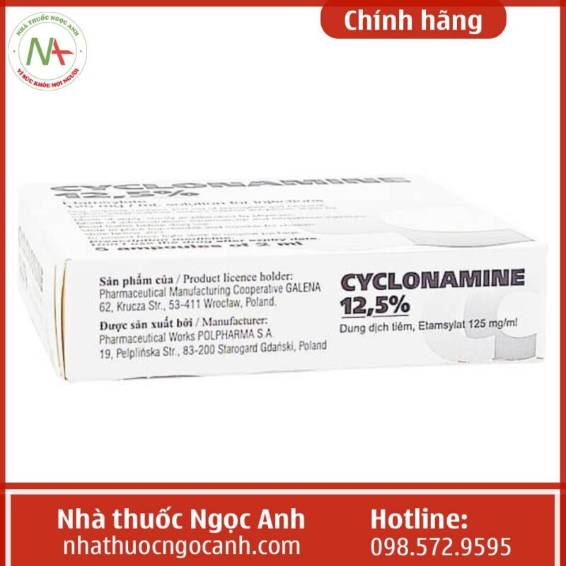 Thuốc Cyclonamine 12,5% là thuốc gì, giá bao nhiêu, mua ở đâu?