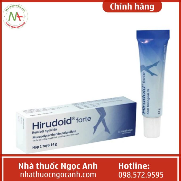 Thuốc Hirudoid Forte 14g Cream là thuốc gì, giá bao nhiêu, mua ở đâu