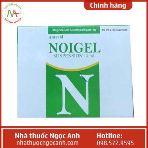 Thuốc Noigel suspension 15ml là thuốc gì, mua ở đâu, giá bao nhiêu