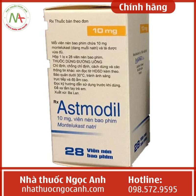 Thuốc Astmodil 10mg là thuốc gì, tác dụng gì, mua ở đâu, giá bao nhiêu