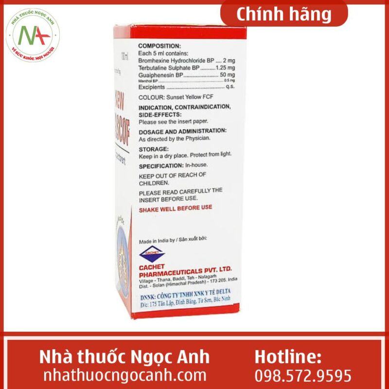 Thuốc New Eascof: Công dụng, liều dùng, giá bán, mua ở đâu?