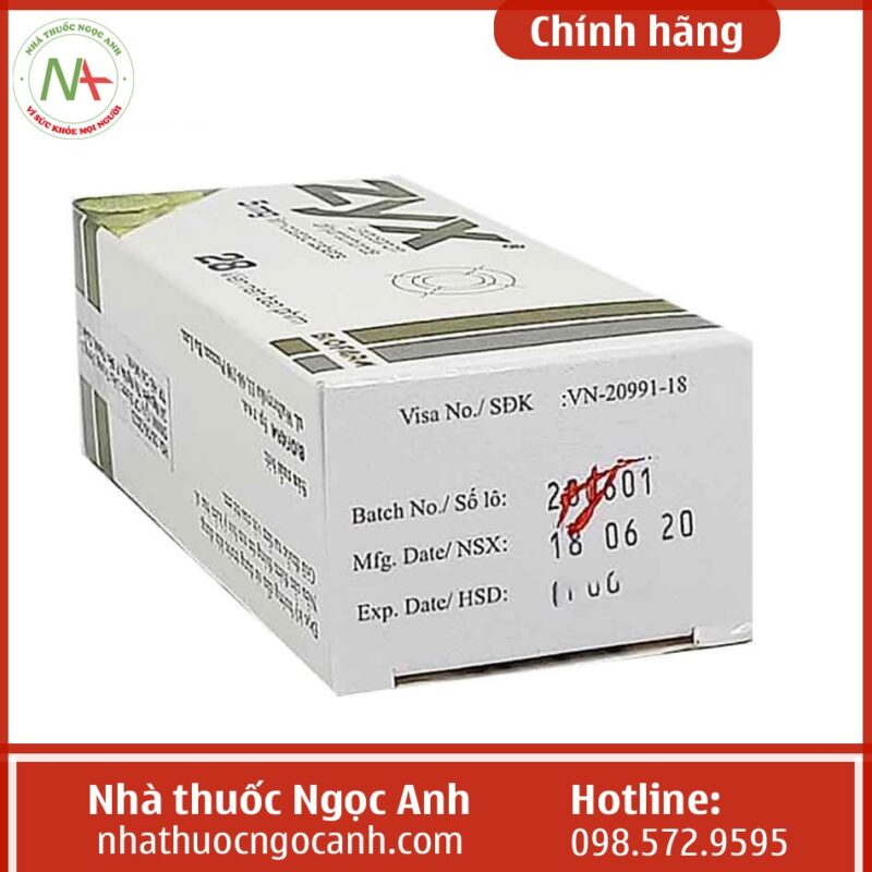 Thuốc Zyx film-coated tablets 5mg có tác dụng gì, giá bao nhiêu, mua ở đâu