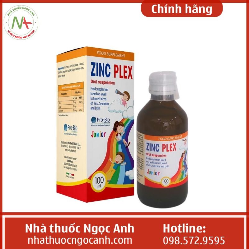 Zinc Plex: Công dụng, liều dùng, giá bán bao nhiêu, mua ở đâu?