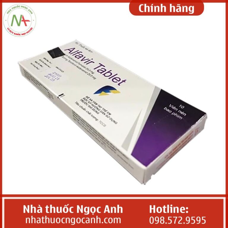 Thuốc Alfavir tablet 25mg có giá bao nhiêu, Mua ở đâu?
