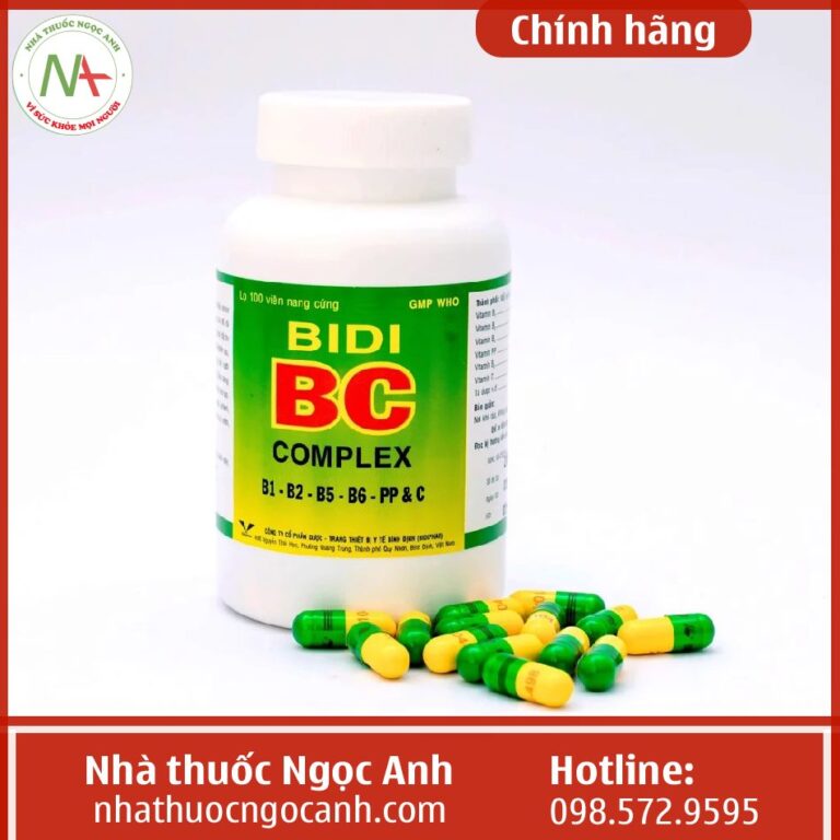 Thuốc Bidi BC complex có tác dụng gì, mua ở đâu, giá bao nhiêu?