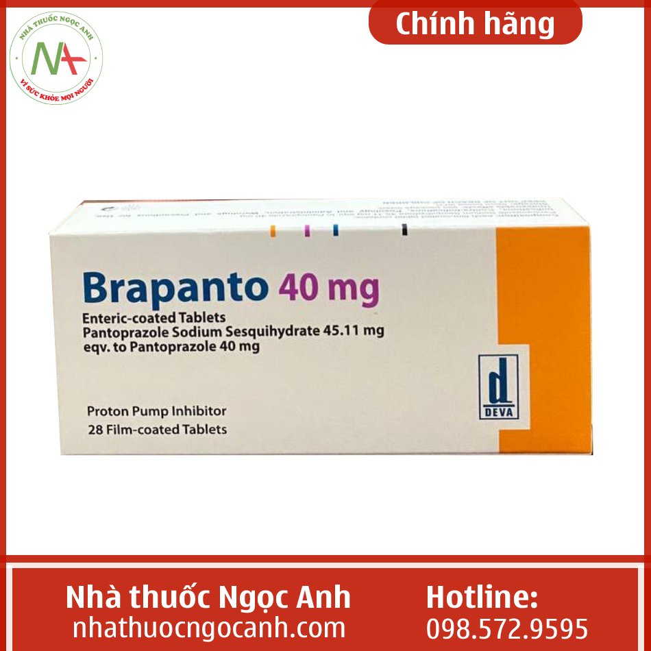Thuốc Brapanto 40mg uống như thế nào, mua ở đâu, giá bao nhiêu?