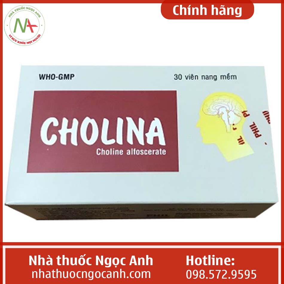 Thuốc Cholina 400mg Phil Inter Pharma giá bao nhiêu? Mua ở đâu