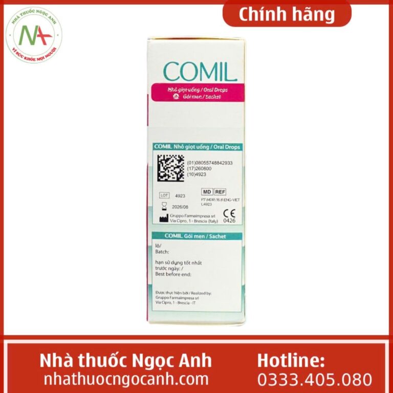 Thuốc Comil 20ml uống trước hay sau ăn, giá bao nhiêu, mua ở đâu