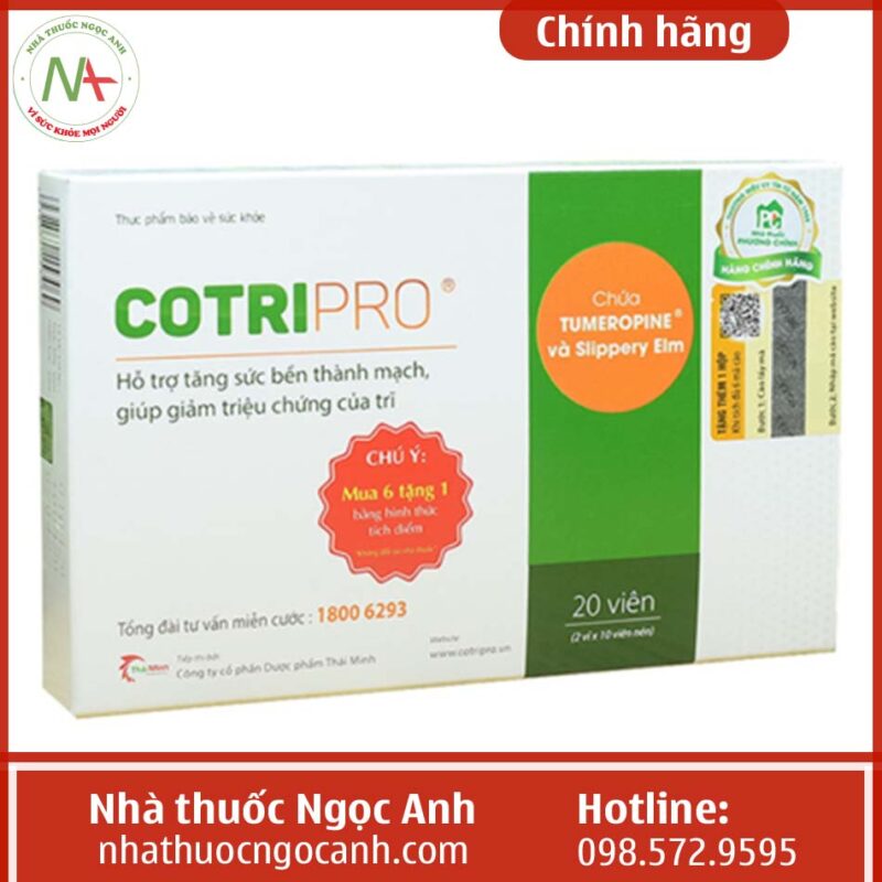 Viên uống Cotripro là thuốc gì, có tốt không, giá bao nhiêu, mua ở đâu