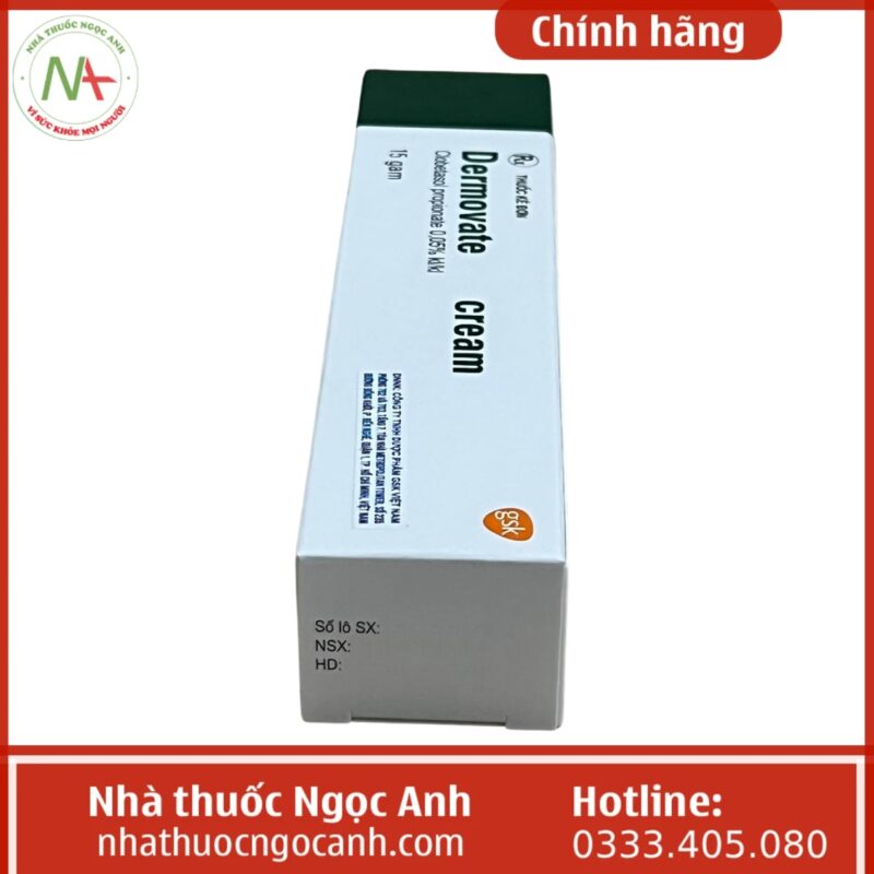 Thuốc Dermovate Cream 15g là thuốc gì, giá bao nhiêu, mua ở đâu