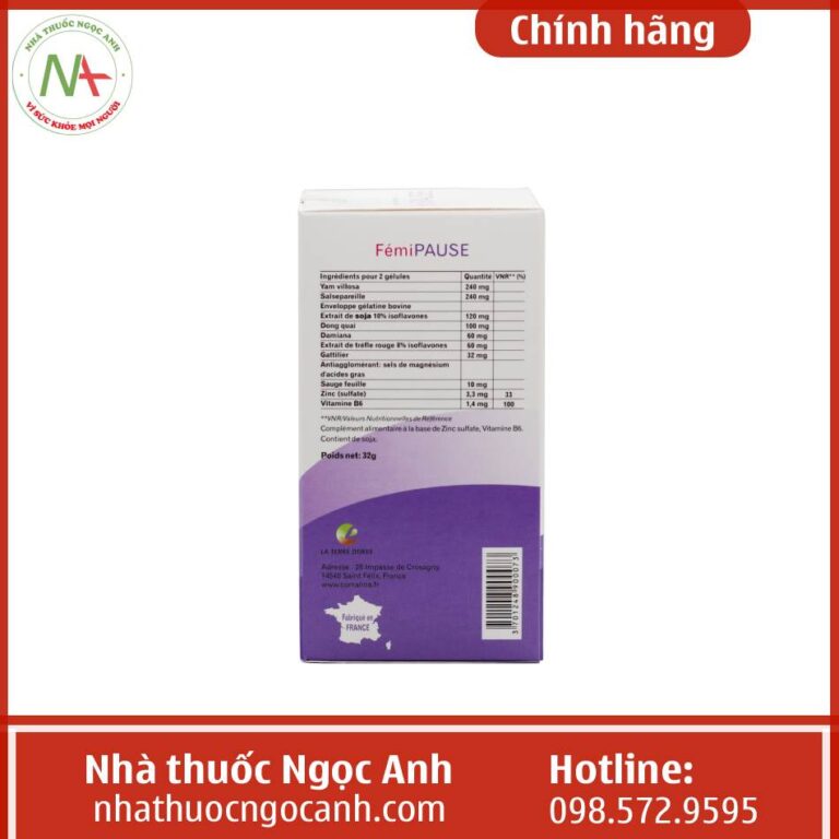 FémiPause là thuốc gì, có tác dụng gì, giá bao nhiêu, mua ở đâu?