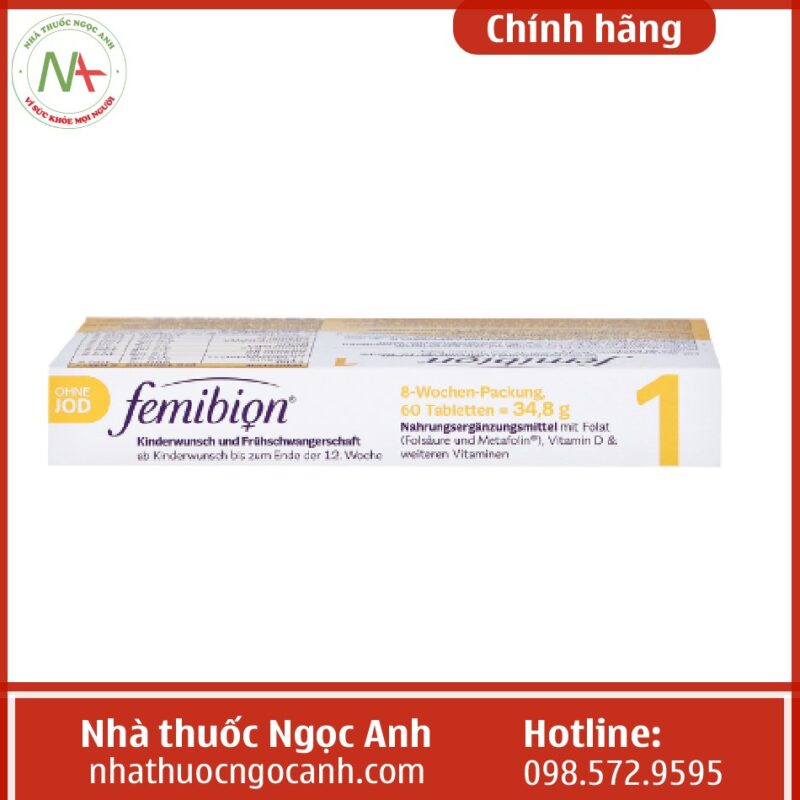 Uống Femibion 1 có cần uống thêm sắt không, mua ở đâu, giá bao nhiêu?