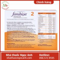 Femibion 2 là thuốc gì, uống như thế nào, giá bao nhiêu, mua ở đâu?