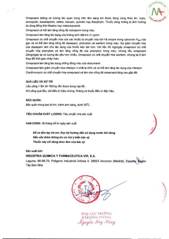 Thuốc Lomec 20 uống trước hay sau ăn, giá bao nhiêu, mua ở đâu