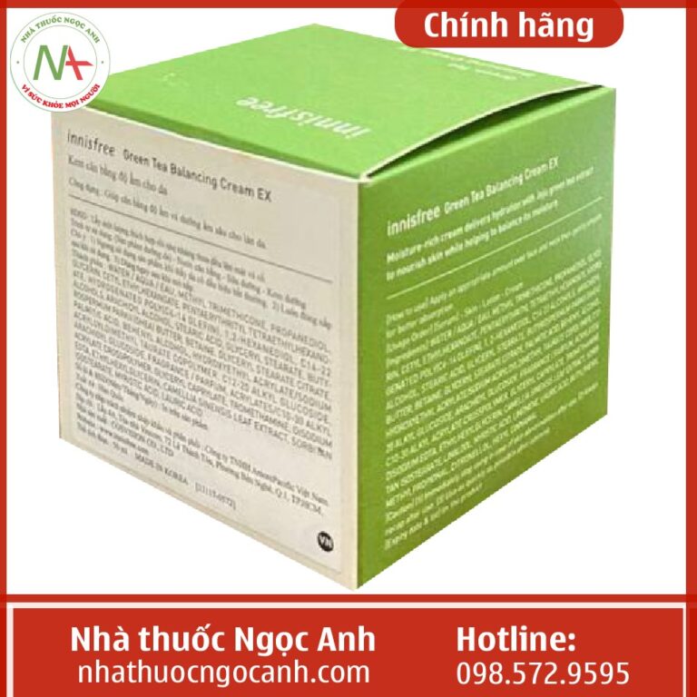 Innisfree Green Tea Balancing Cream EX là gì, giá bao nhiêu, mua ở đâu