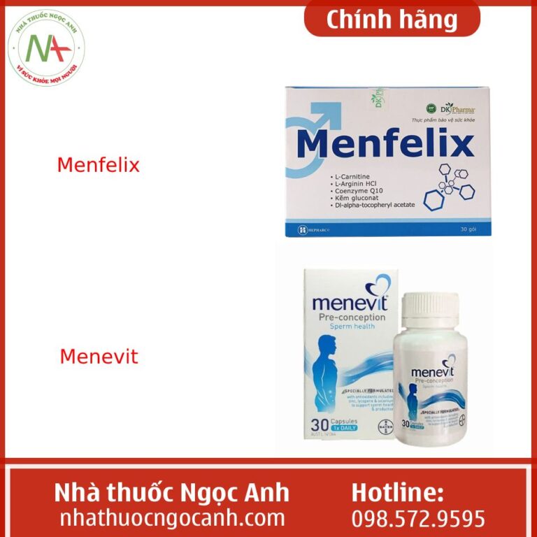 Menfelix là thuốc gì, cách dùng, có tốt không, giá bao nhiêu, mua ở đâu?