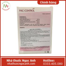 Pac-Control là thuốc gì, bầu dùng được không, mua ở đâu, giá bao nhiêu