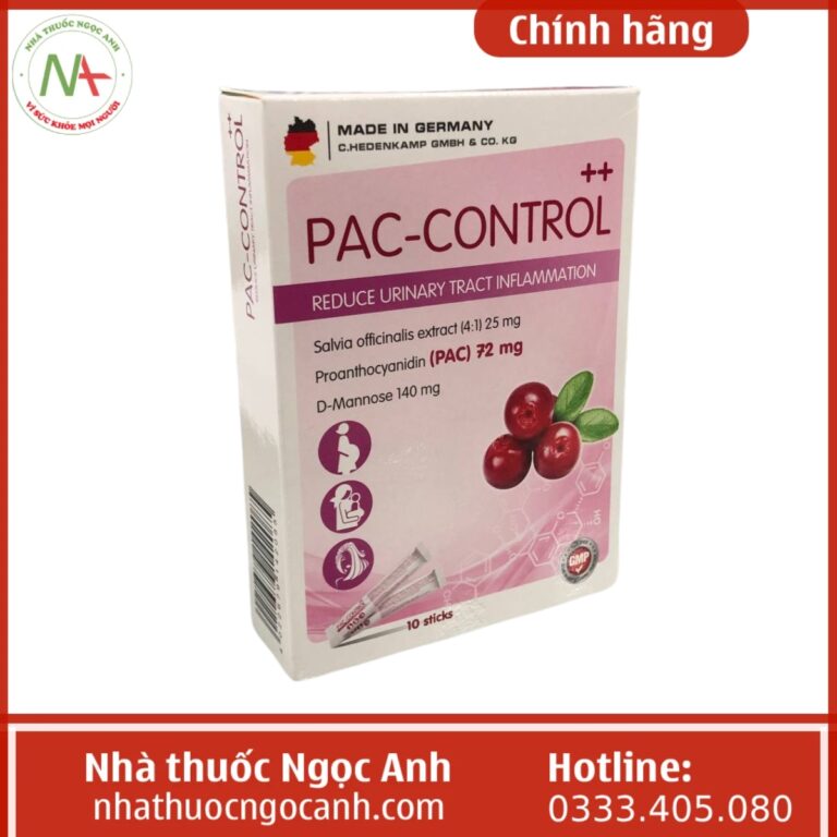 Pac-Control là thuốc gì, bầu dùng được không, mua ở đâu, giá bao nhiêu
