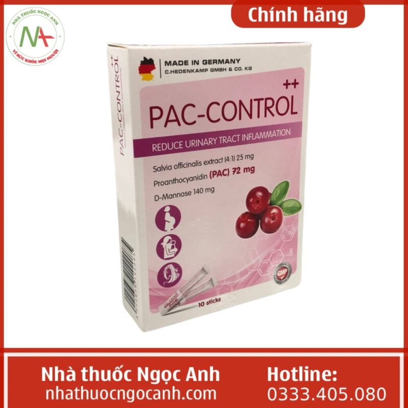 Pac-Control là thuốc gì, bầu dùng được không, mua ở đâu, giá bao nhiêu