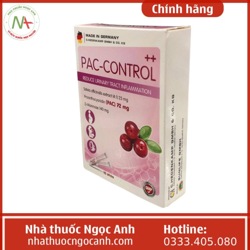 Pac-Control là thuốc gì, bầu dùng được không, mua ở đâu, giá bao nhiêu