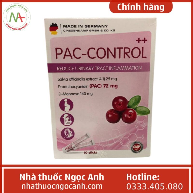 Pac-Control là thuốc gì, bầu dùng được không, mua ở đâu, giá bao nhiêu