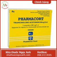 Thuốc tiêm sẹo lồi Pharmacort 80mg/2ml giá bao nhiêu, mua ở đâu