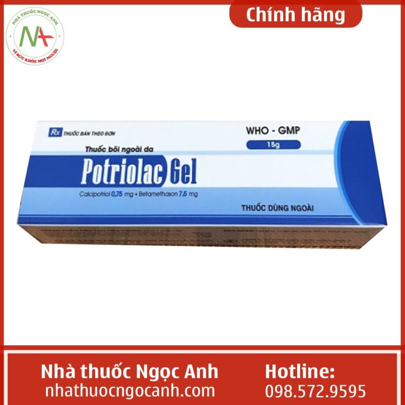 Thuốc Potriolac Gel có tác dụng gì, mua ở đâu, giá bao nhiêu?