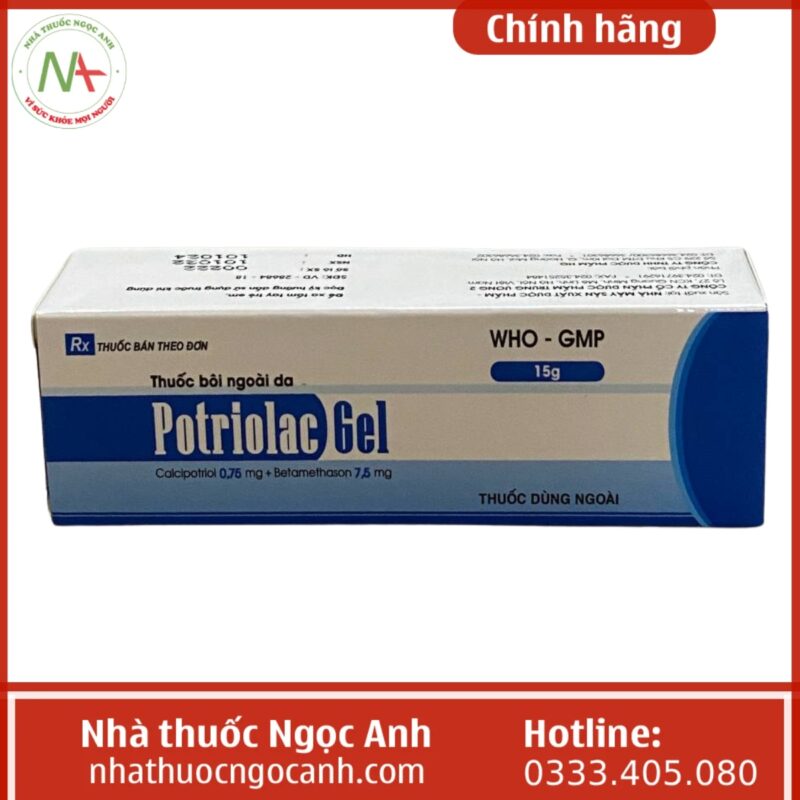 Thuốc Potriolac Gel 15g có tác dụng gì, mua ở đâu, giá bao nhiêu?