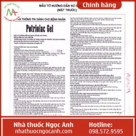 Thuốc Potriolac Gel 15g có tác dụng gì, mua ở đâu, giá bao nhiêu?