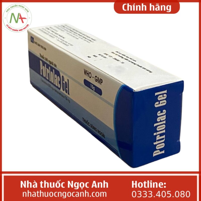 Thuốc Potriolac Gel 15g có tác dụng gì, mua ở đâu, giá bao nhiêu?