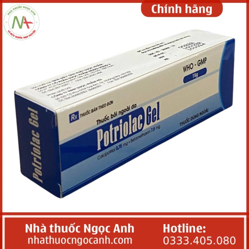 Thuốc Potriolac Gel 15g có tác dụng gì, mua ở đâu, giá bao nhiêu?