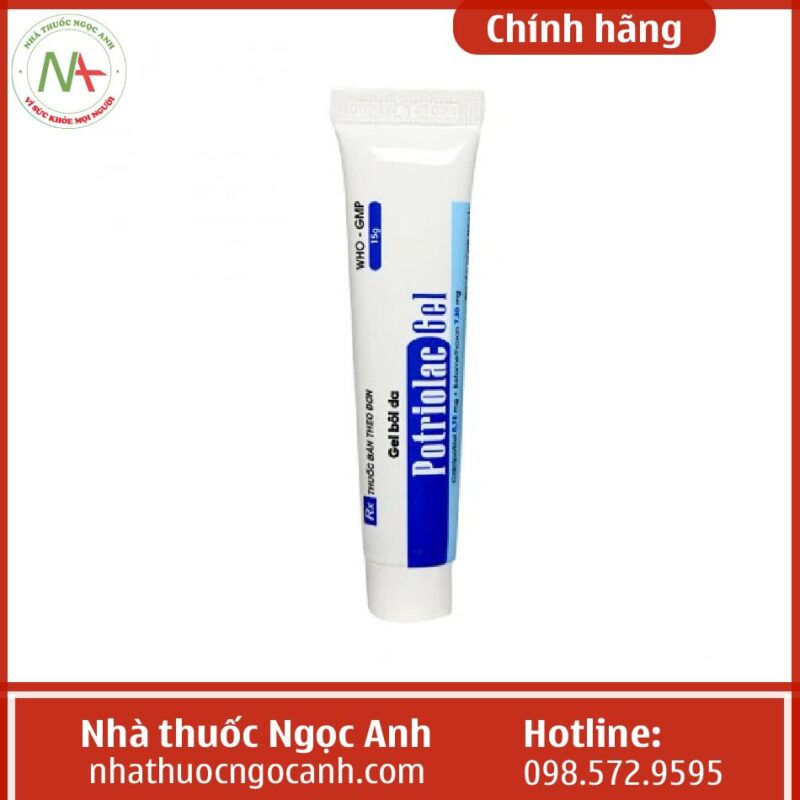 Thuốc Potriolac Gel có tác dụng gì, mua ở đâu, giá bao nhiêu?