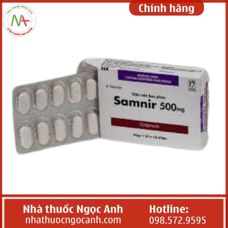Thuốc Samnir 500mg: liều dùng, mua ở đâu, giá bao nhiêu?