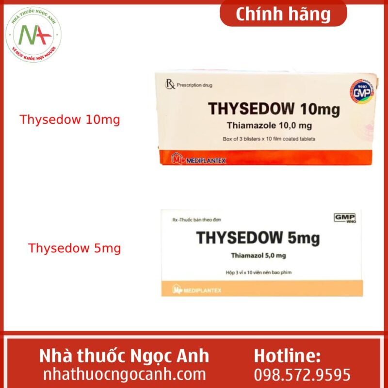 Thuốc Thysedow 10mg có tác dụng gì, mua ở đâu, giá bao nhiêu?