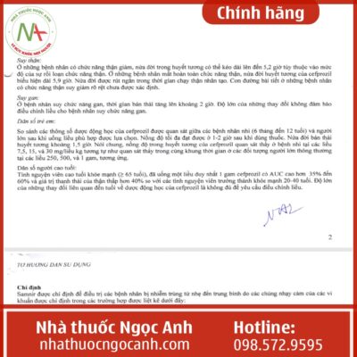 Thuốc Samnir 500mg: liều dùng, mua ở đâu, giá bao nhiêu?