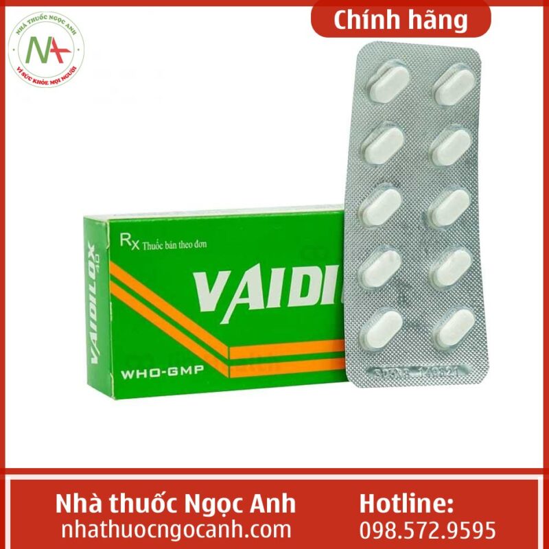 Thuốc Vaidilox 40mg: Công dụng, liều dùng, giá bán, mua ở đâu