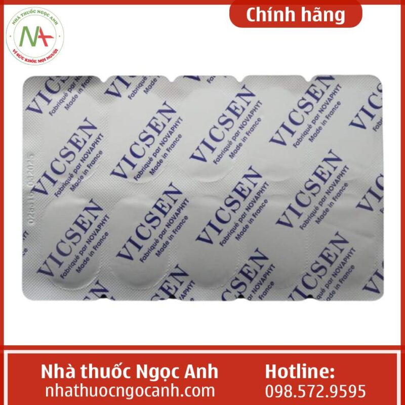 Thuốc Vicsen500mg sdk, có tác dụng gì, giá bao nhiêu, mua ở đâu