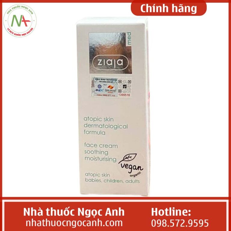 Kem dưỡng ẩm Ziaja Med Atopic Skin Dermatological Formula 50ml giá báo ...