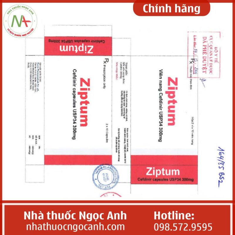 Thuốc Ziptum 300mg có tác dụng gì, mua ở đâu, giá bao nhiêu?