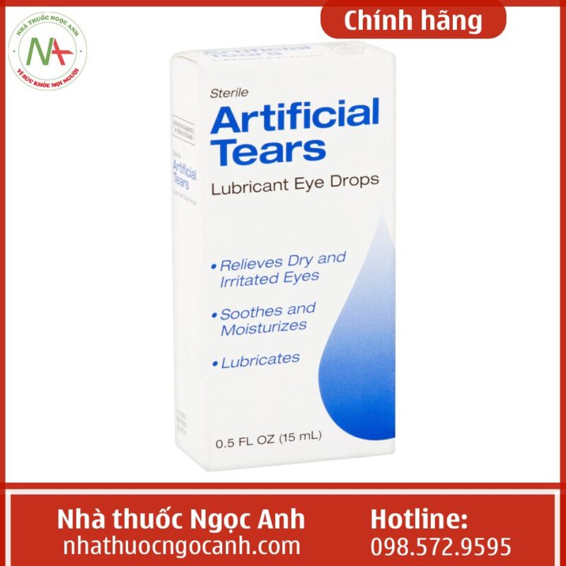 Thuốc nhỏ mắt Artificial Tears là thuốc gì, giá bao nhiêu, mua ở đâu