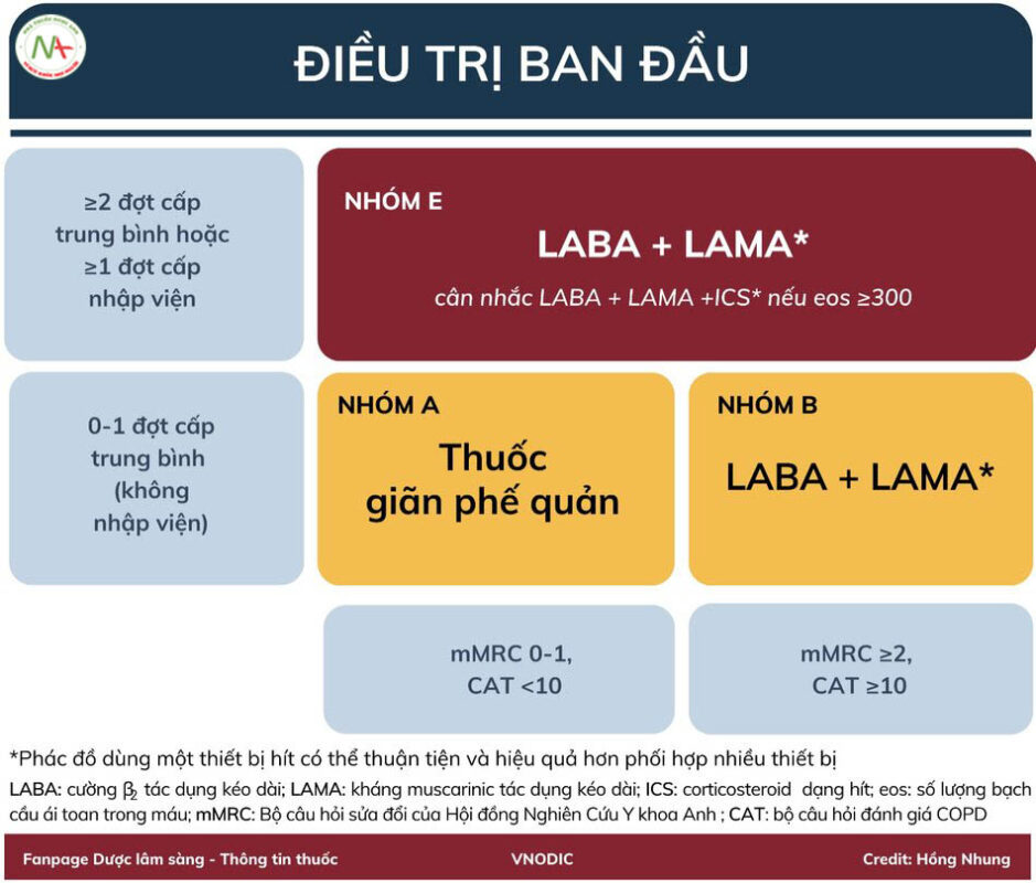 Cập nhật hướng dẫn điều trị bệnh phổi tắc nghẽn mãn tính COPD năm 2023